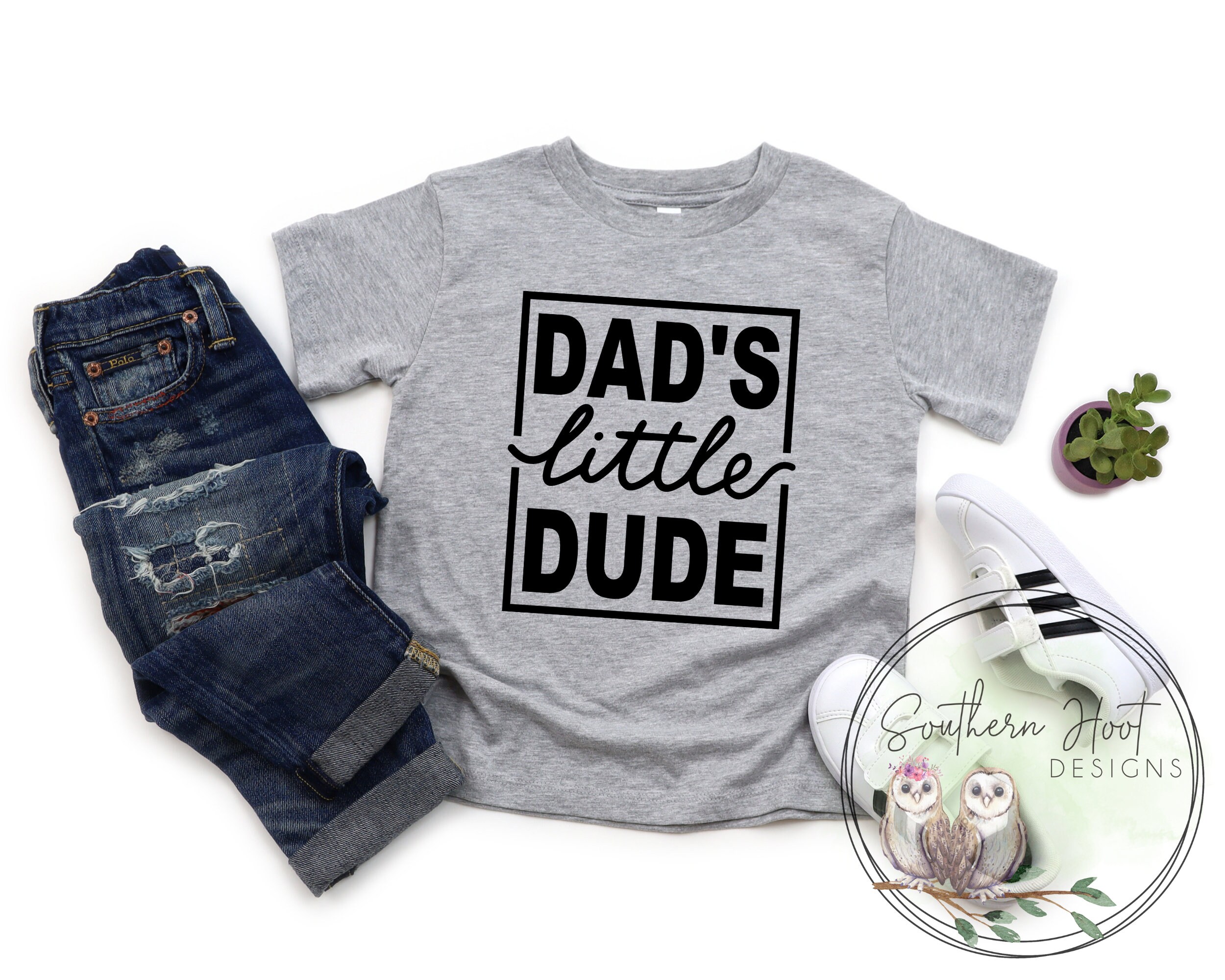 Dad's Little Dude Shirt Little Man Shirt Cool Dude - Etsy