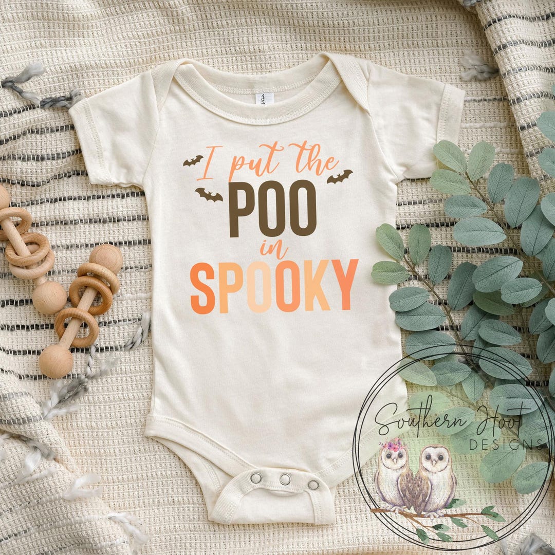 I Put the POO in SPOOKY Onesie®, Chunky Babe Onesie®, Milk Lover Onesie ...
