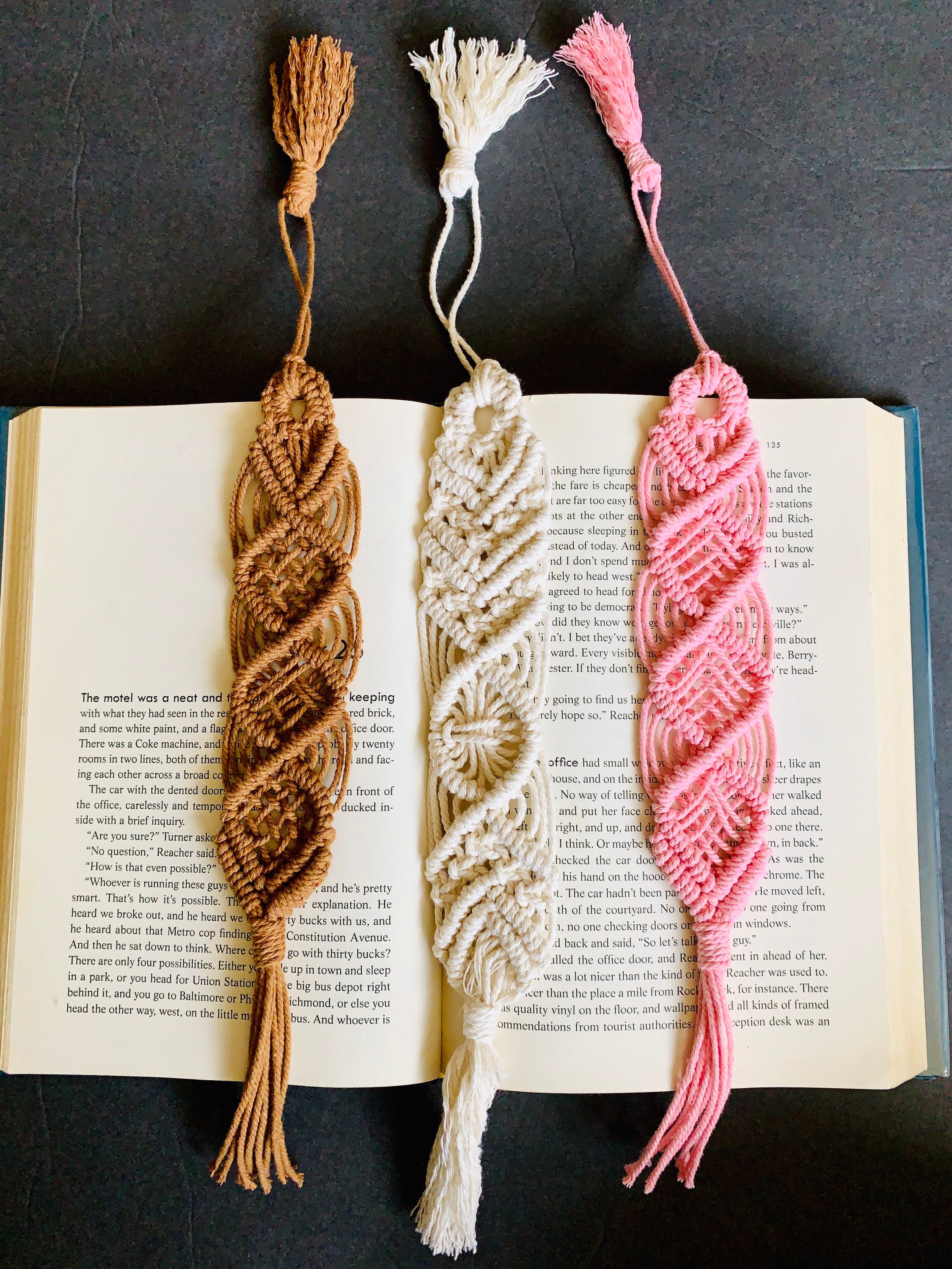 Boho Macrame Bookmark, Colorful Bookmarks, Teacher and School Supplies ...