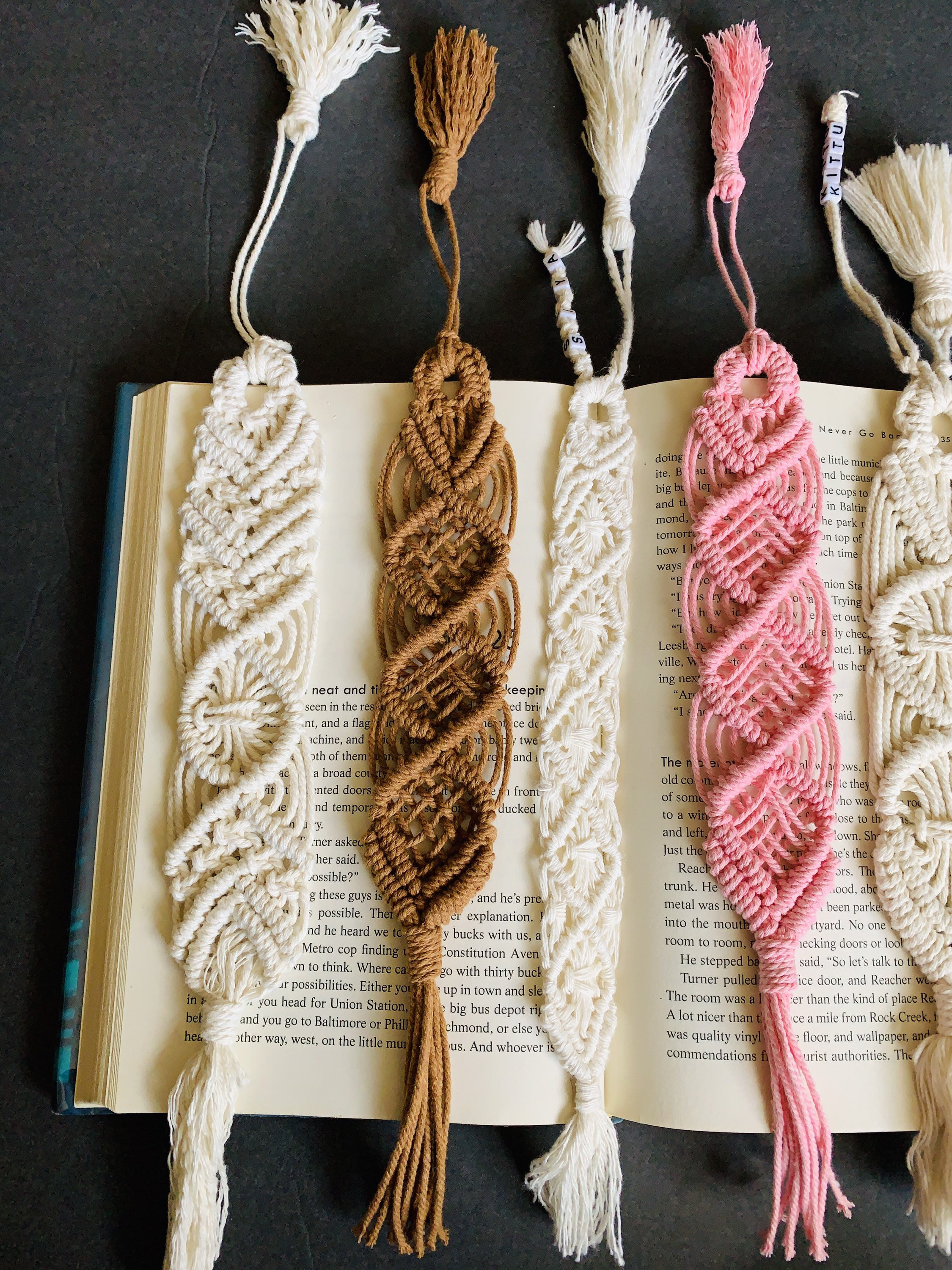Boho Macrame Bookmark, Colorful Bookmarks, Teacher and School Supplies ...