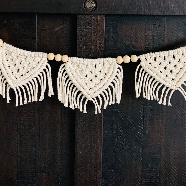 Macrame Banner - Etsy