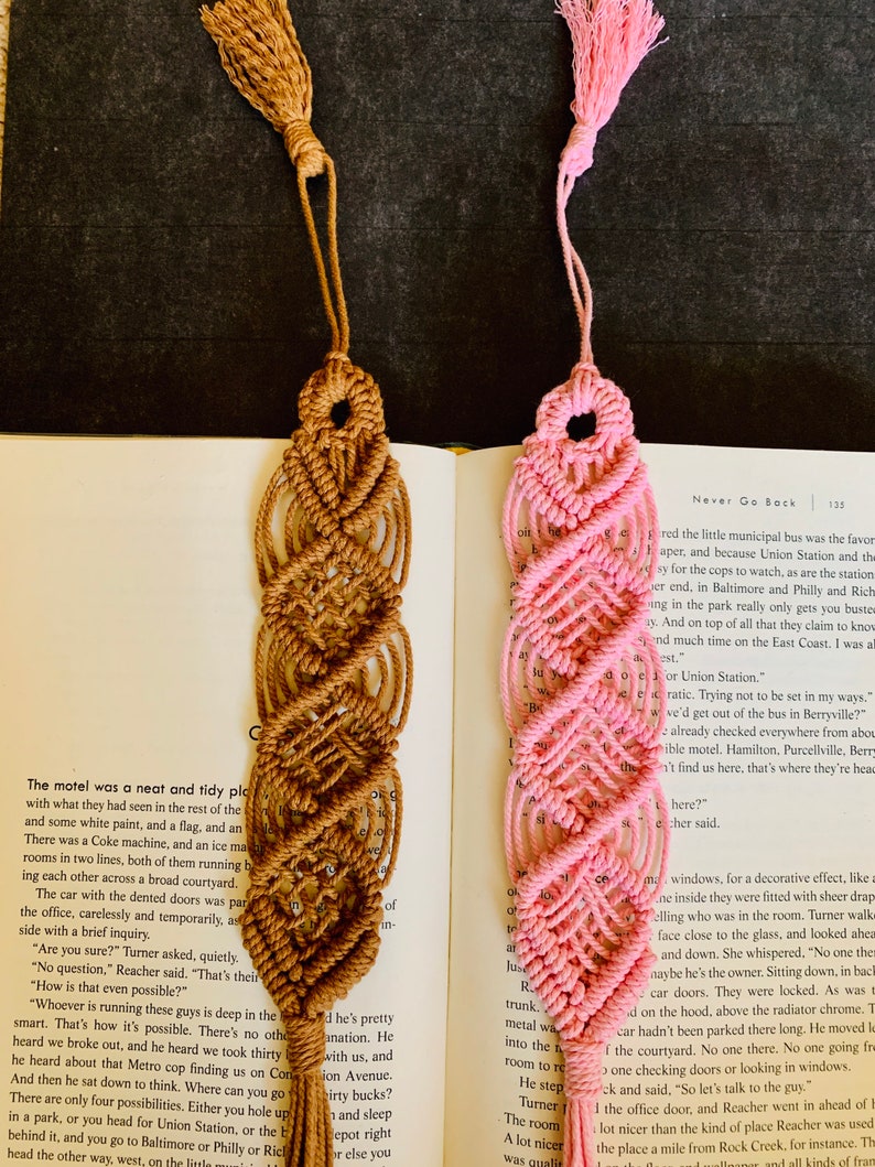 Boho Macrame Bookmark, Colorful Bookmarks, Teacher and School Supplies, Book Lover and Reading ...