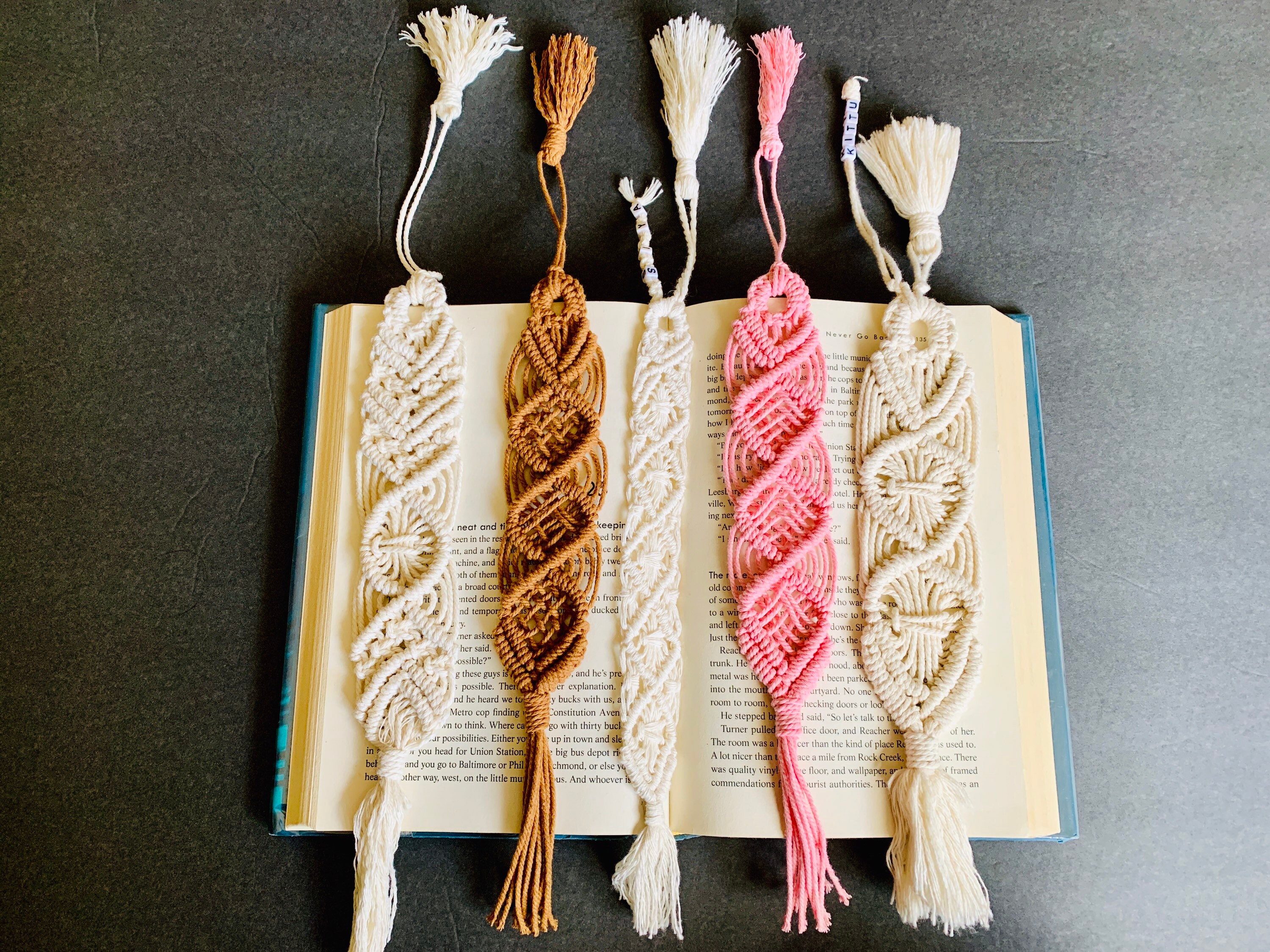 Boho Macrame Bookmark, Colorful Bookmarks, Teacher and School Supplies, Book Lover and Reading ...