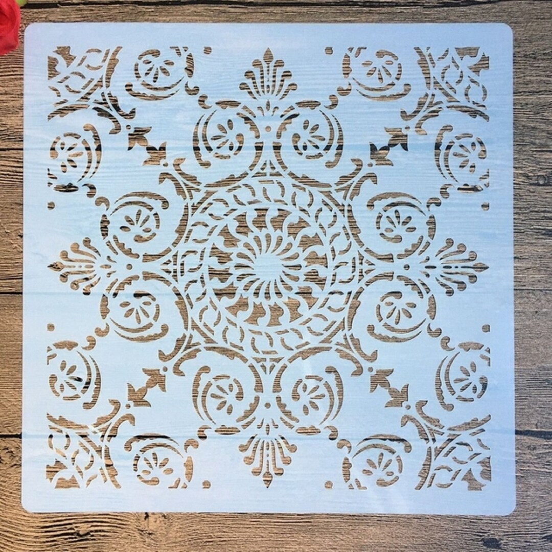 30 30cm 9 Types Stencil DIY Reusable Molds Laser Cut - Etsy