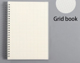 Spiral Grid Notebook - Etsy
