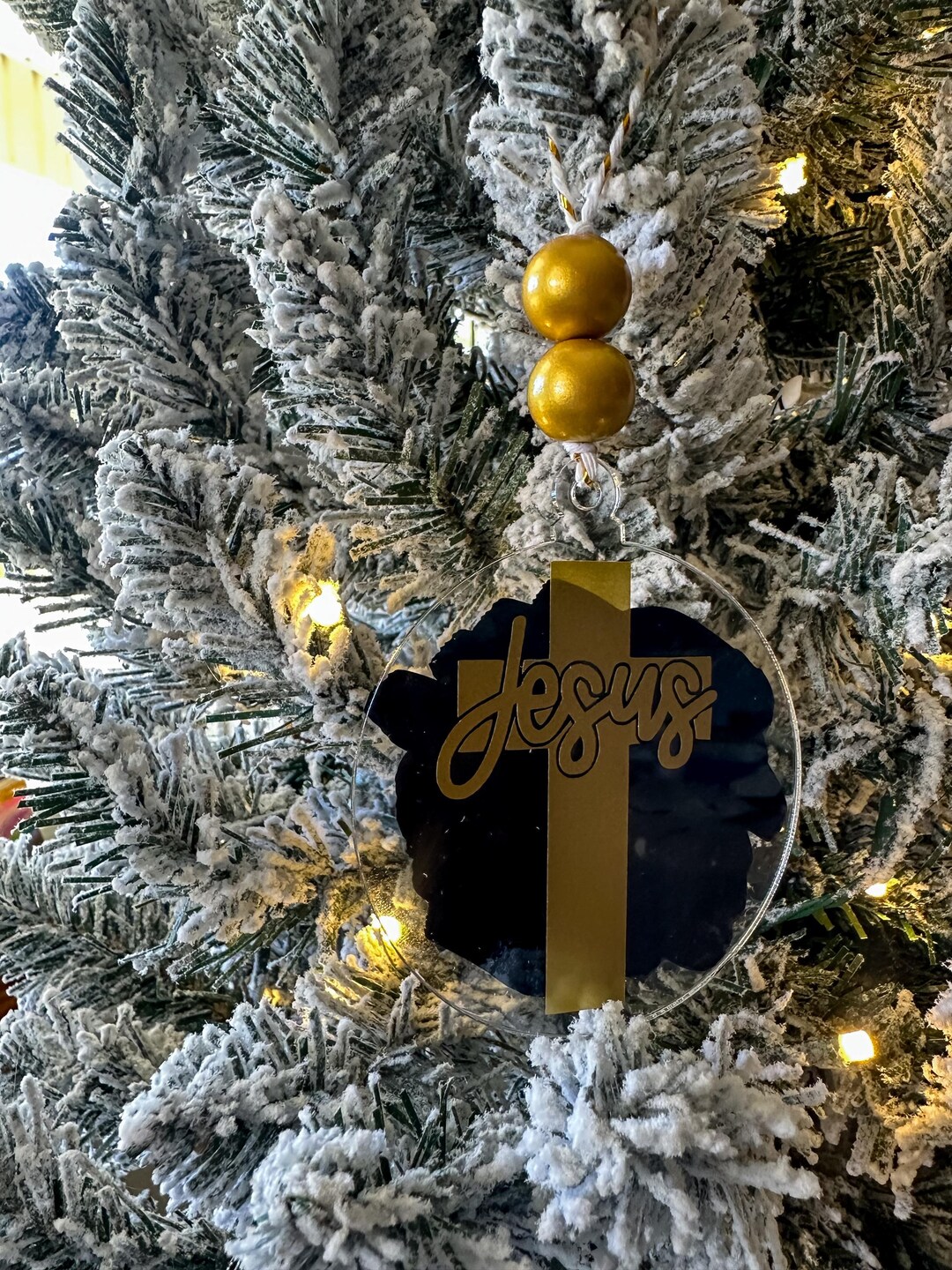 Christian Christmas Hanging Decoration Christmas Tree Decoration Jesus ...