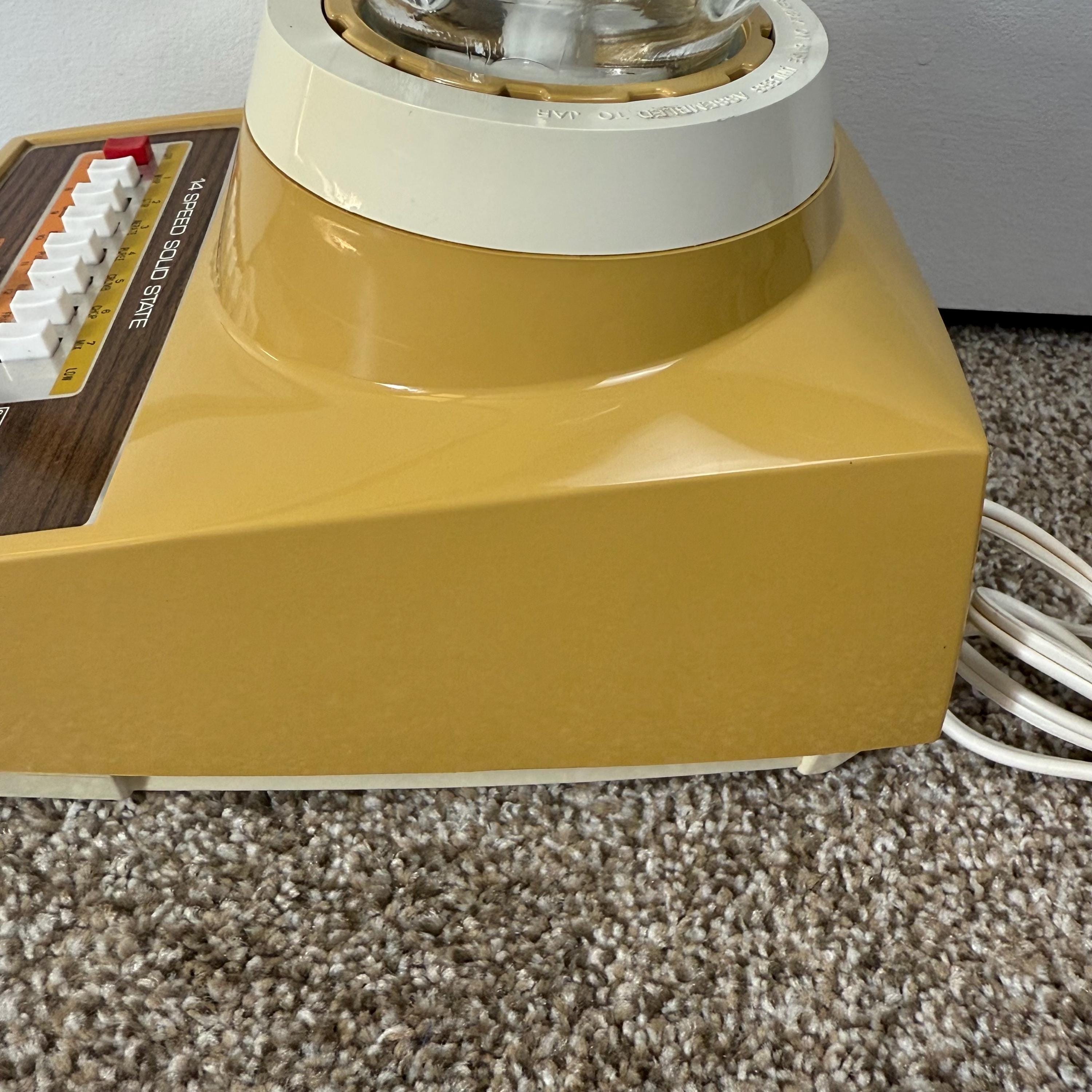 Vintage 70s Sears Insta•blend Blender: Harvest Gold Kitchen Decor - Etsy