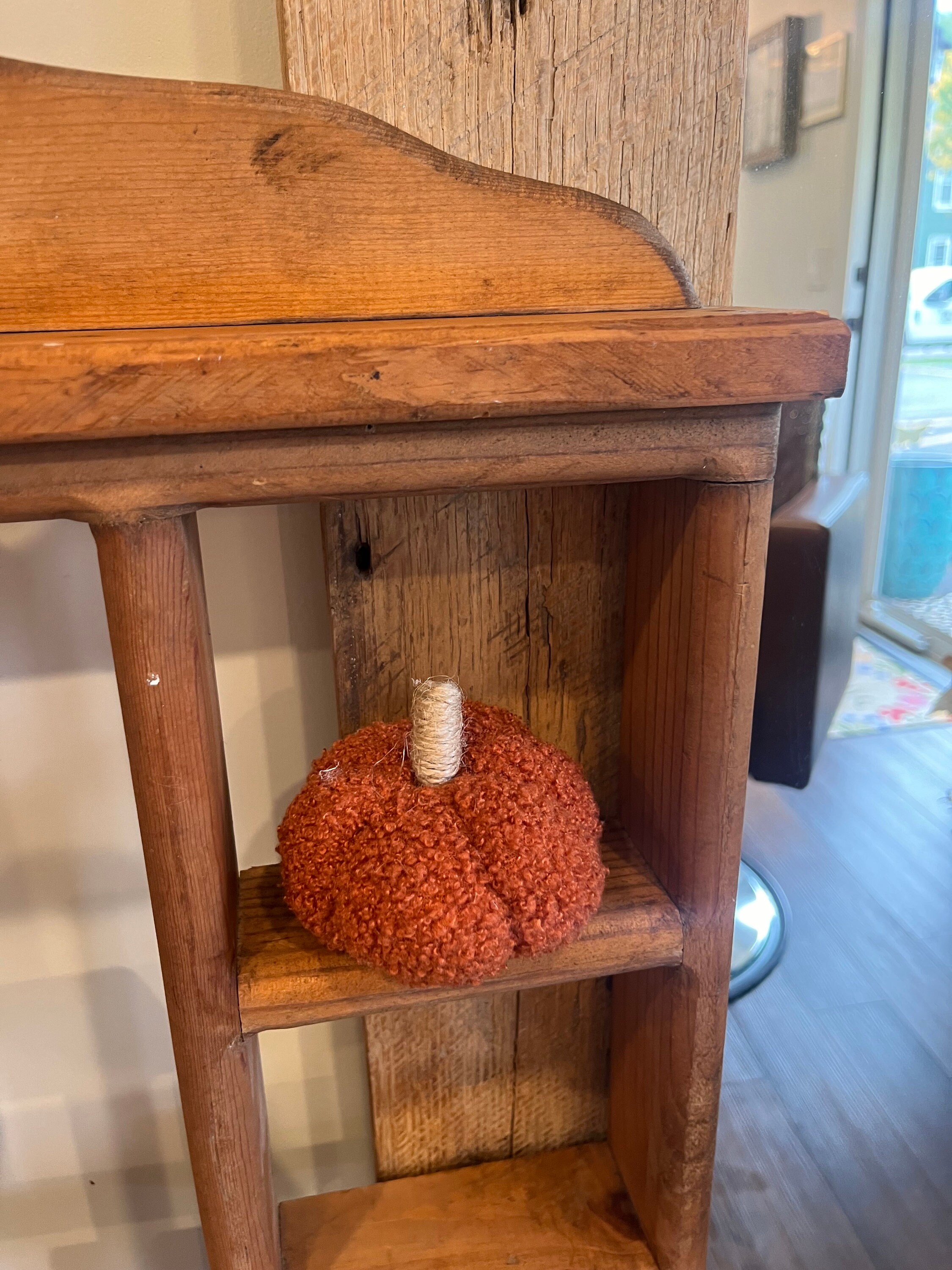 Rustic Wooden Wall Shelf Heart Cutout Cottagecore Farmhouse Large 20x22 ...