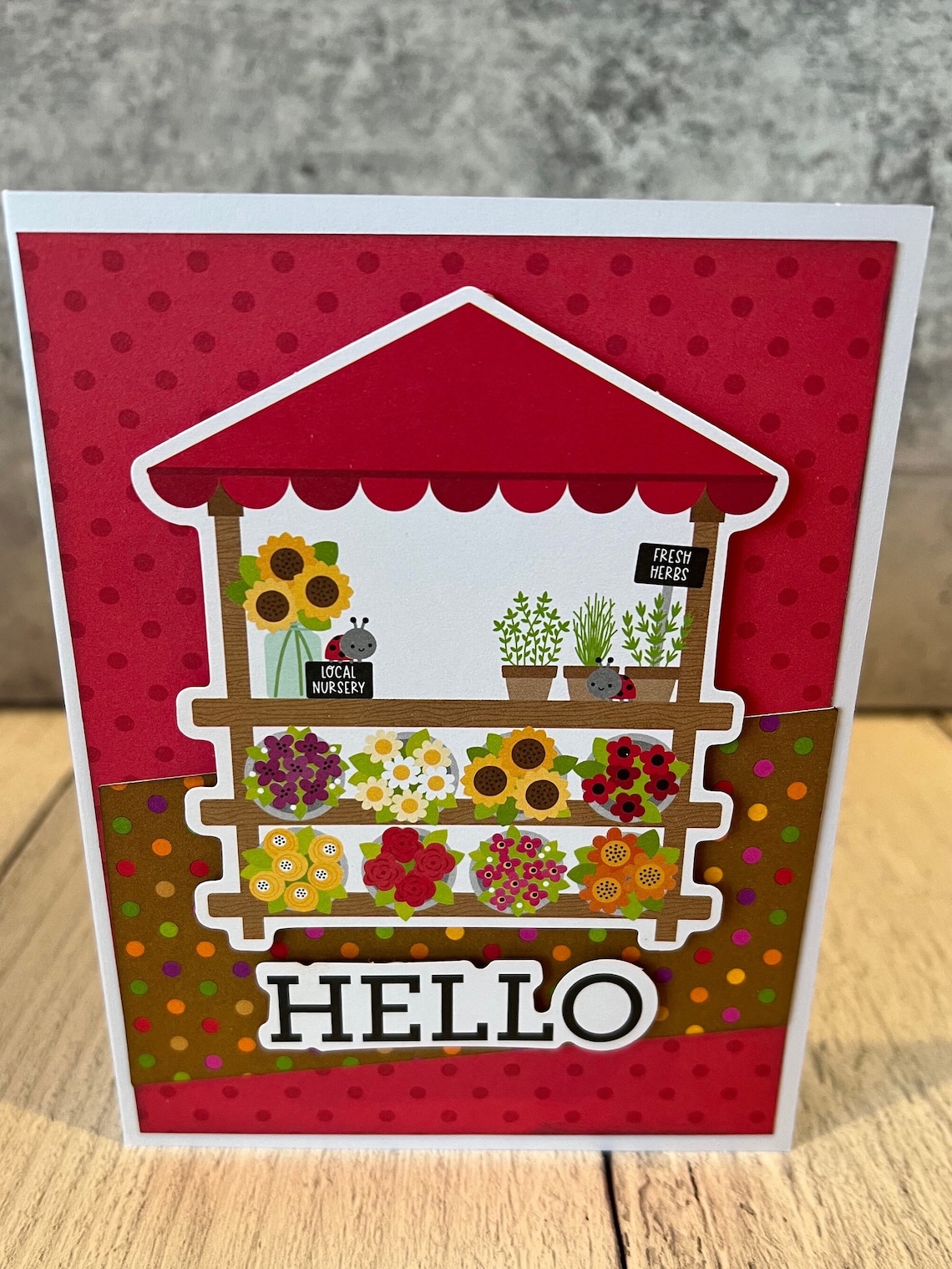 Farmers Market 5 DIY Greeting Card Kit - Etsy