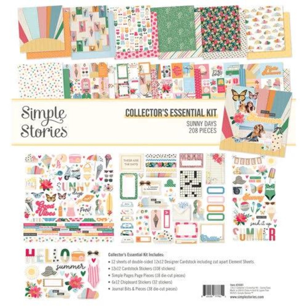 Simple Stories Sunny Days Collector’s Essential Kit - Etsy