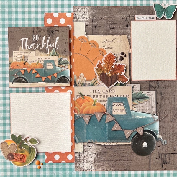 Scrapbook Layout Kits - Etsy