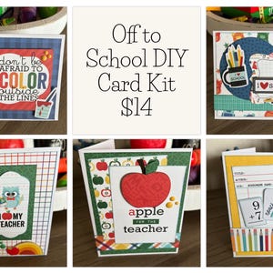 Off to School DIY Card Making Kit - Etsy