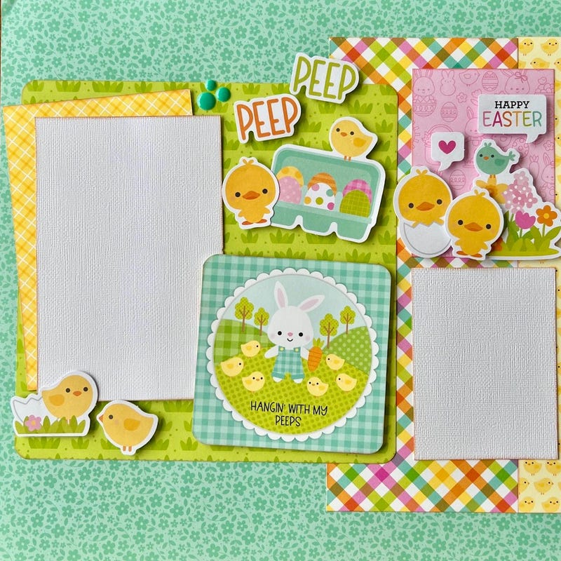 12 X 12 Easter Scrapbook Paper - Etsy