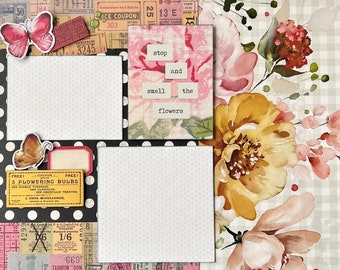 Besties 12x12 Scrapbook Layout Page Kit - Etsy