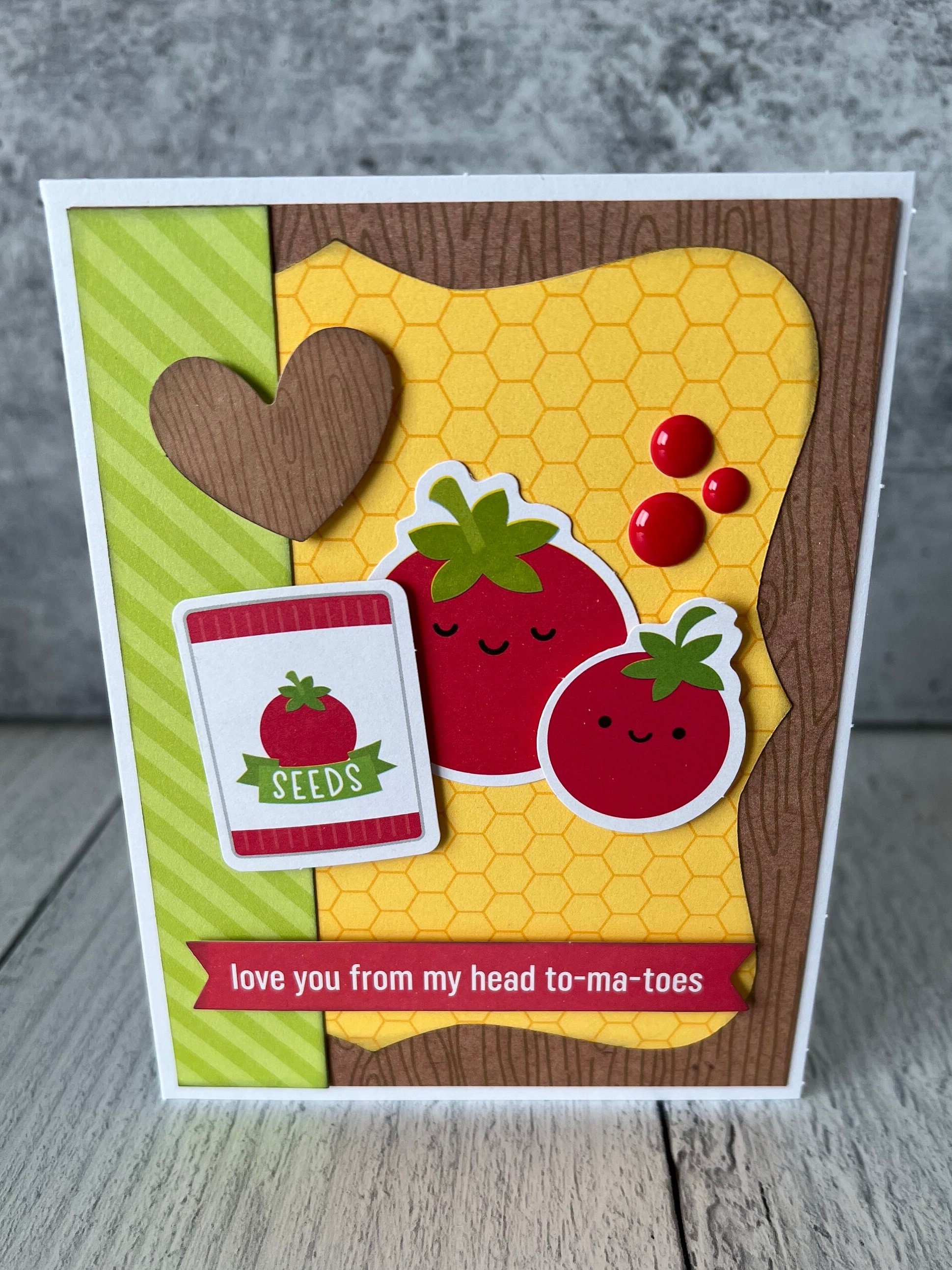 Farmers Market 4 DIY Greeting Card Kit - Etsy