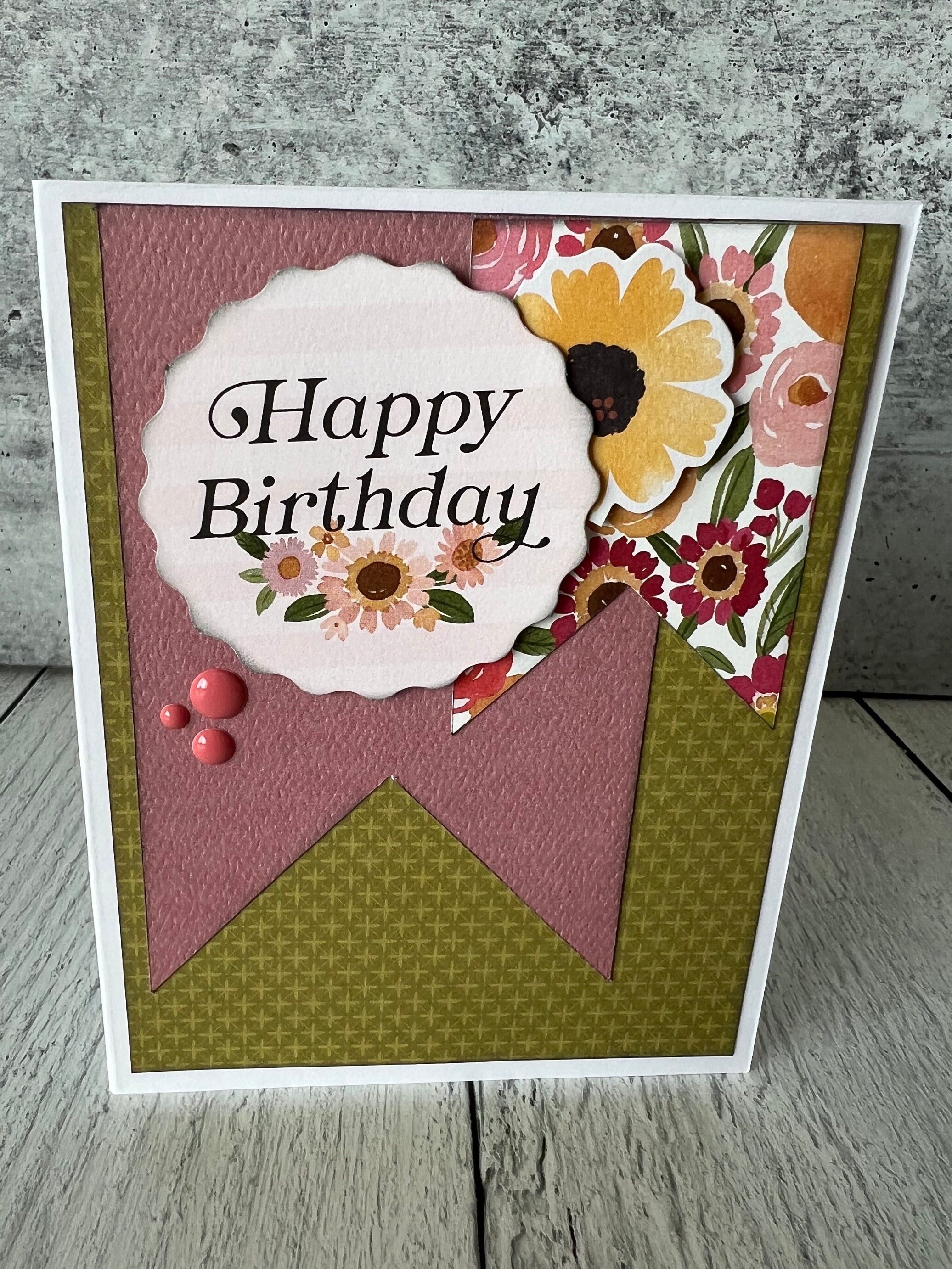 Flora 1 DIY Card Making Kit - Etsy