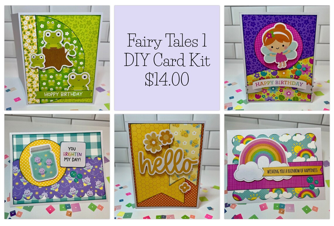 Fairy Tales 1 DIY Greeting Card Kit - Etsy