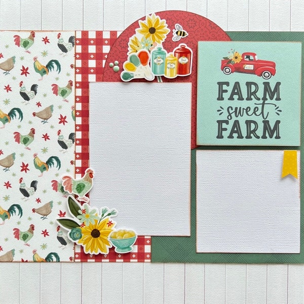 Farm Scrapbook Kit - Etsy