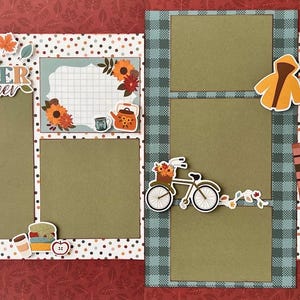Sweater Weather 2 Page 12x12 Layout Kit Fall - Etsy
