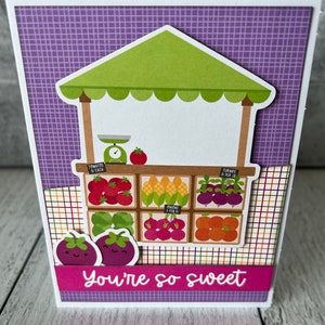 Farmers Market 4 DIY Greeting Card Kit - Etsy