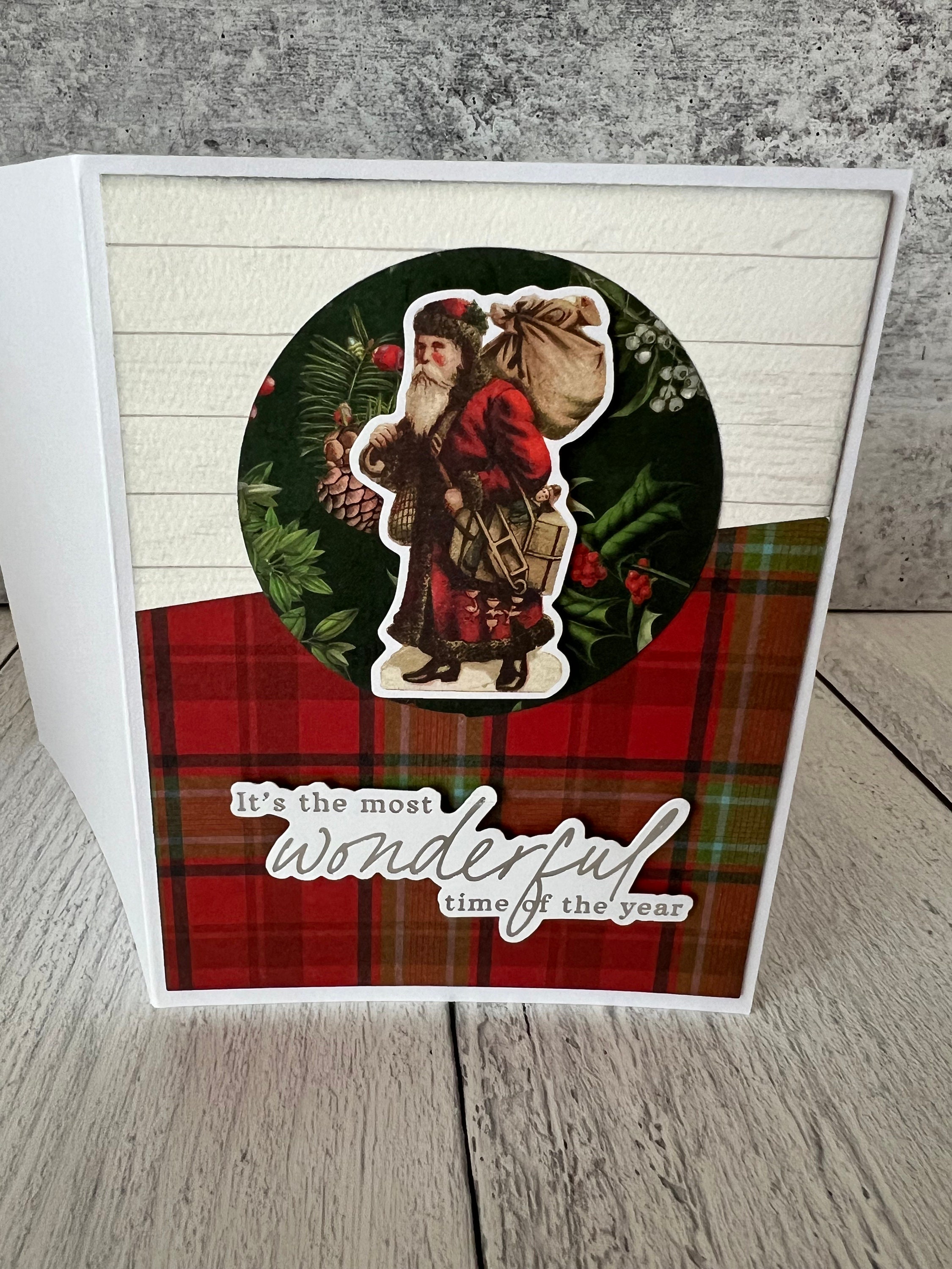 Christmas Lodge 3 DIY Greeting Card Kit - Etsy