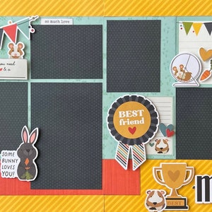 Love My Pet 12x12 Scrapbook Page Layout Kit - Etsy