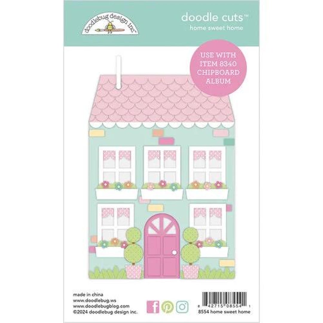 Doodlebug Doodle Cuts Metal Dies Home Sweet Home Etsy