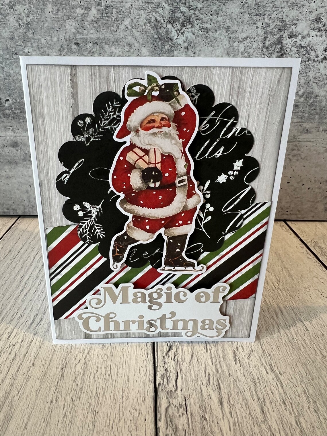 Christmas Lodge 2 DIY Greeting Card Kit - Etsy