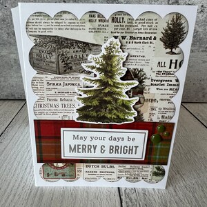 Christmas Lodge 3 DIY Greeting Card Kit - Etsy