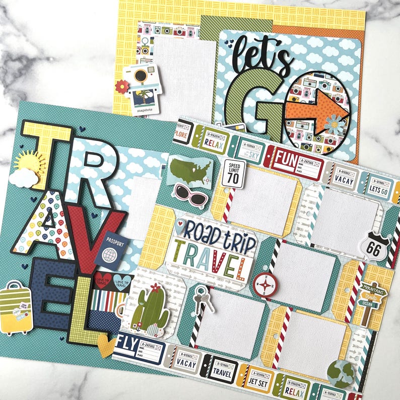 Travel Layouts Class Kit - Etsy