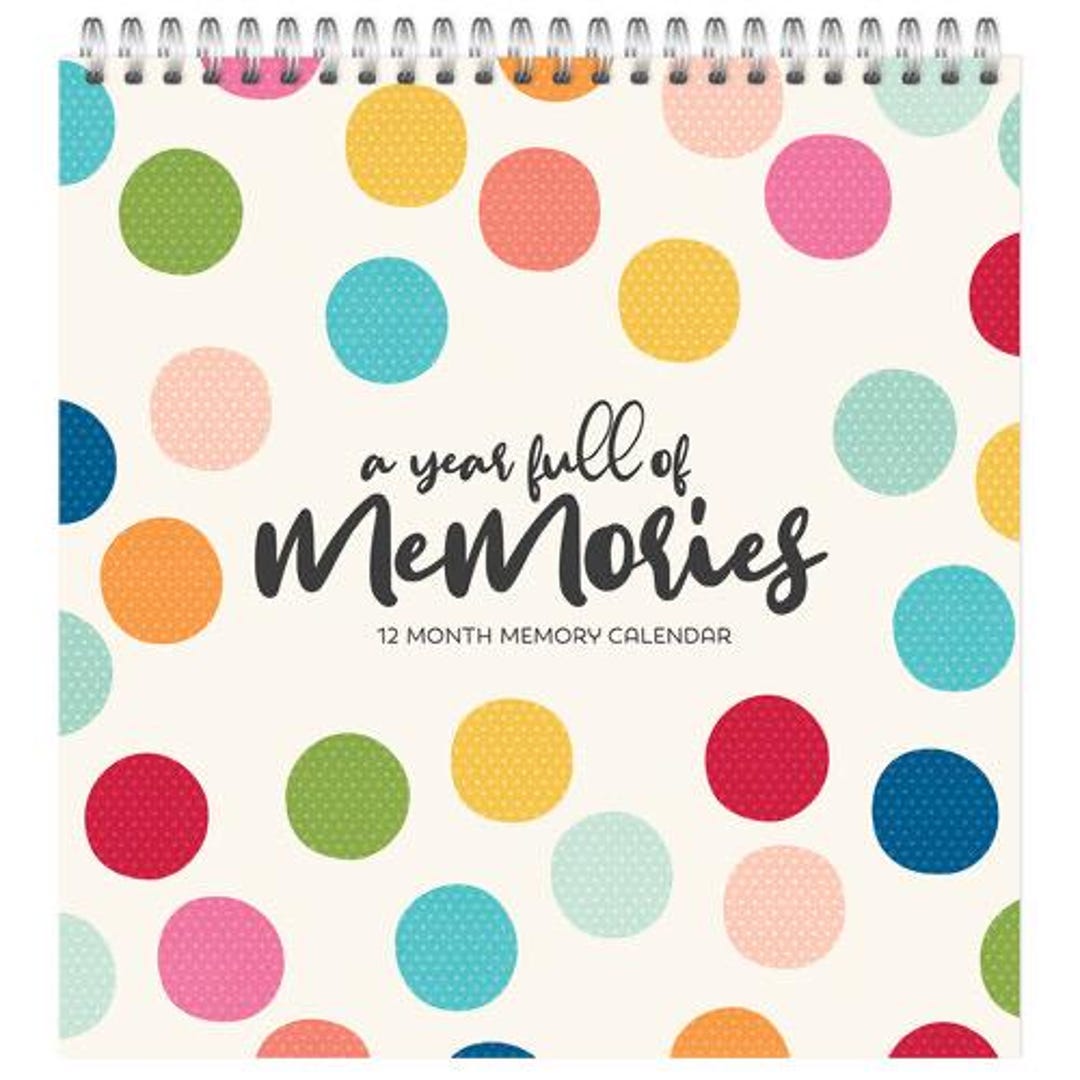 Simple Stories Memory Calendar Color Vibe - Etsy