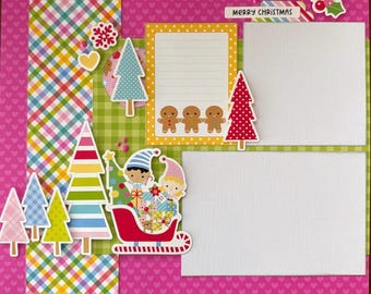 Crop and Create 12x12 Scrapbook Layout Page Kit - Etsy