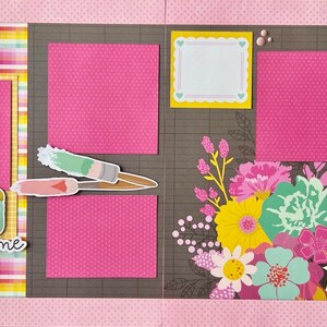 Hello This is Me 12x12 Scrapbook Layout Page Kit - Etsy