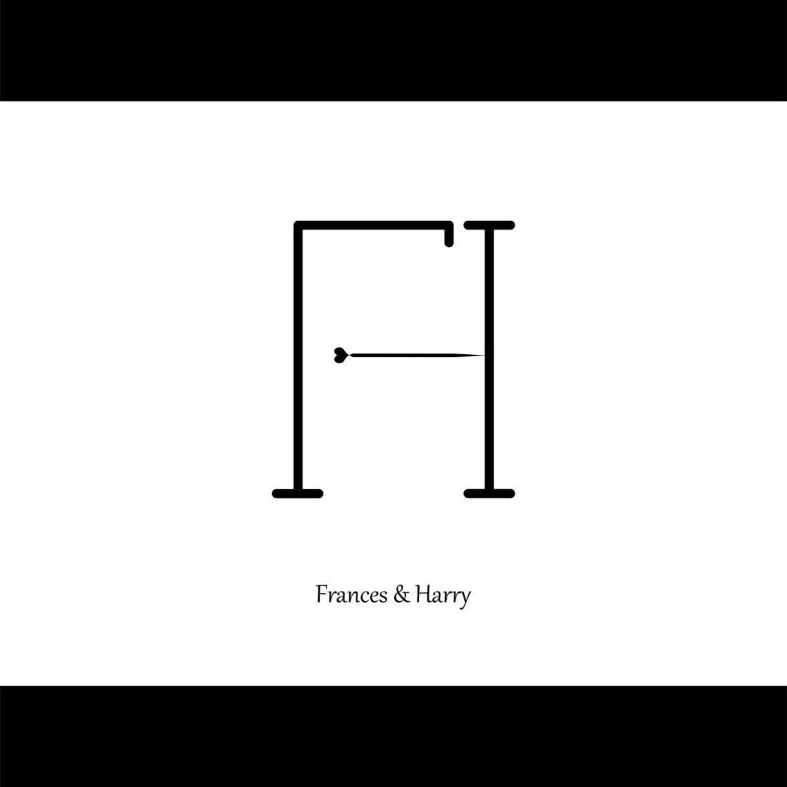 Initial Logo / Custom Two Letter Monogram / First Letters Symbol ...