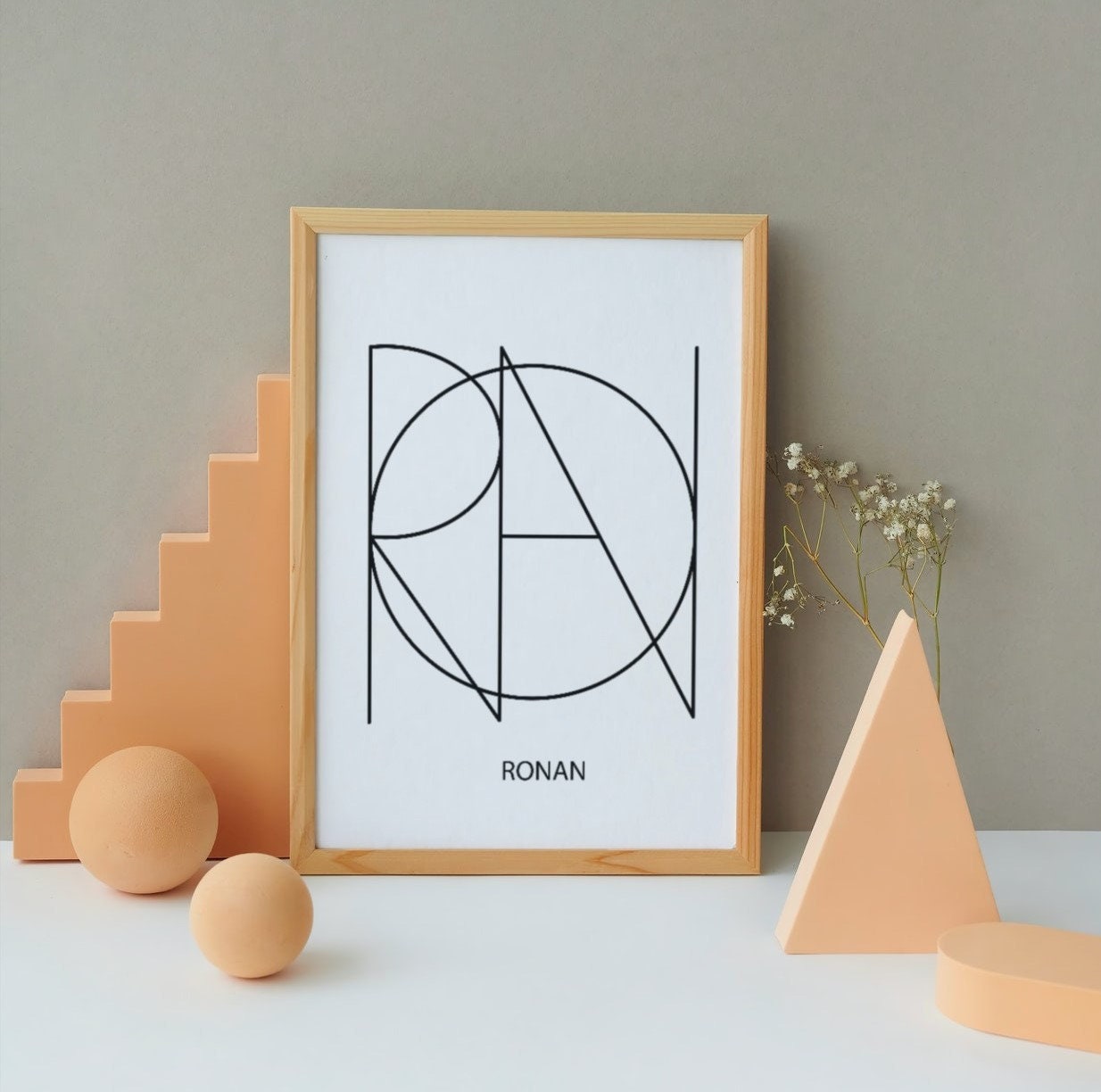 Customizable Name and Word Monogram / Creative Personalized Brand for ...