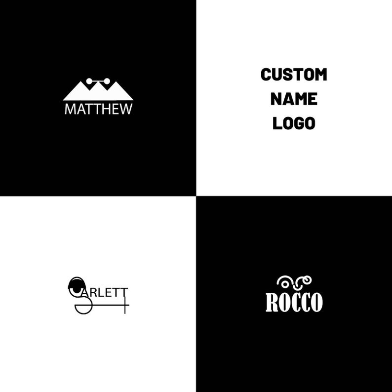 Custom Name Logo Design, Brand or Personal Logo, Name or Word Symbol ...
