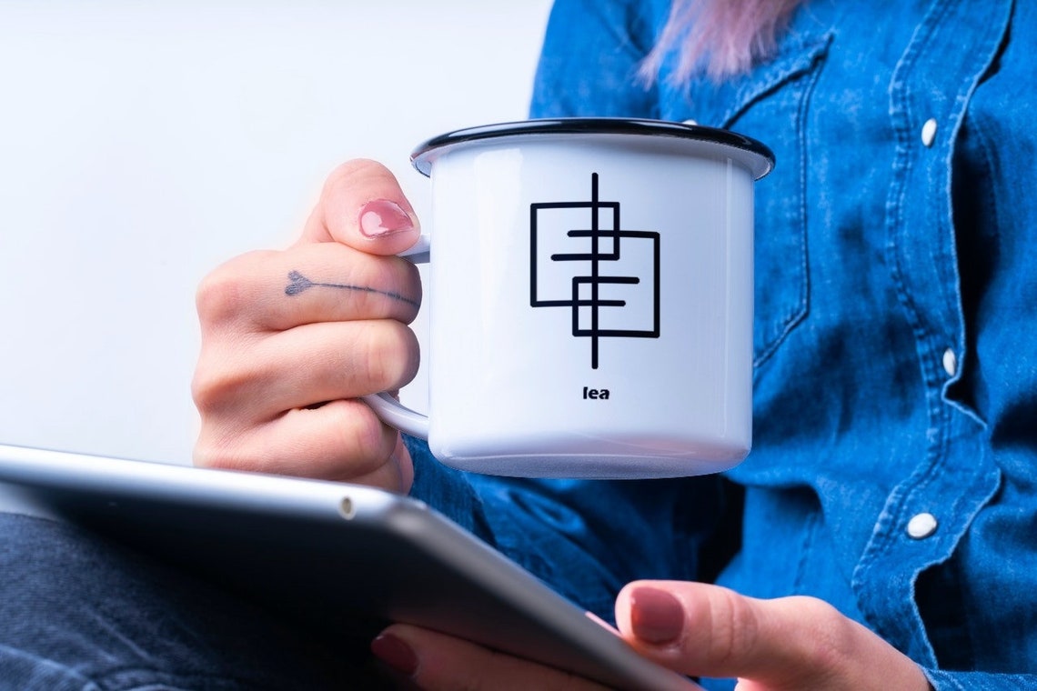 Custom Name Tattoo Design / Small Letter Symbol / Minimal Logo - Etsy