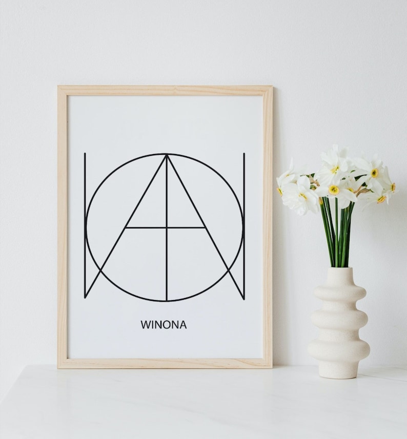 Customizable Name and Word Monogram / Creative Personalized Brand for ...