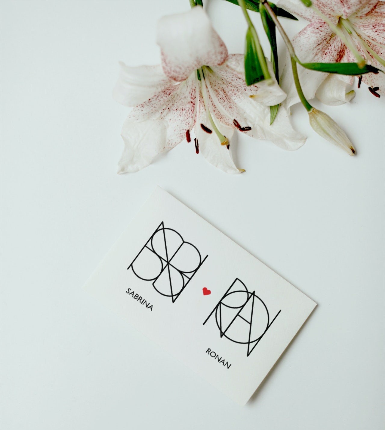 Custom Two Names Two Logos, Monogram, Graphic Art, Digital File ...