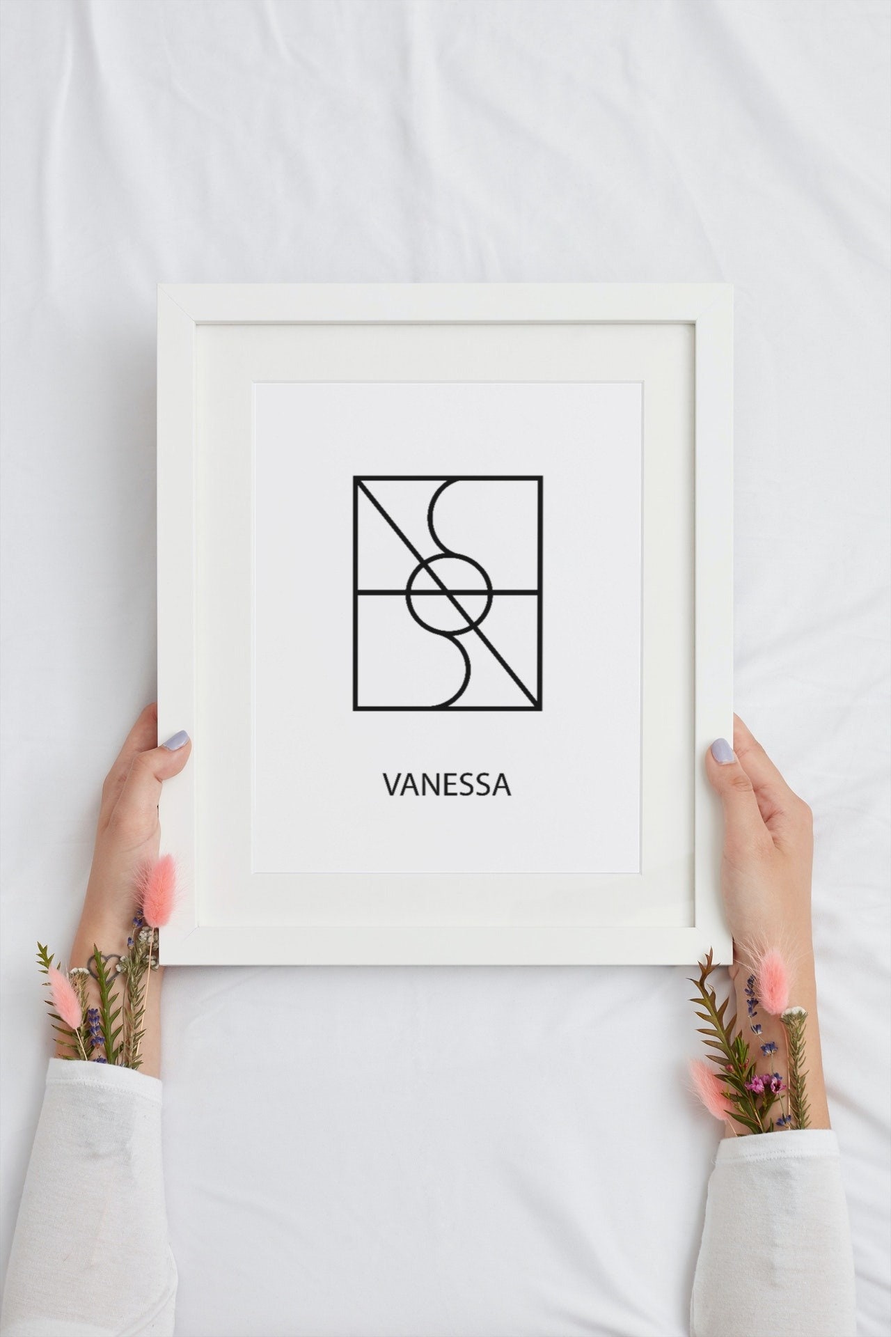 Monogram / Custom Name Symbol / Geometric Monogram Design/ Tattoo Model ...