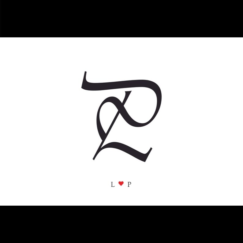 Initial Logo / Custom Two Letter Monogram / First Letters Symbol ...