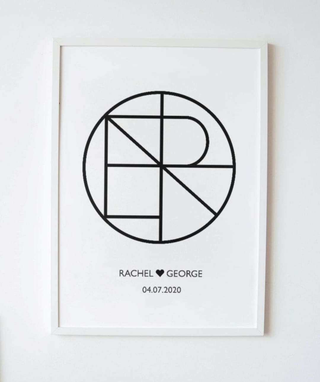 Custom Two Names and One Logo in Circle - Personalized Necklace ...