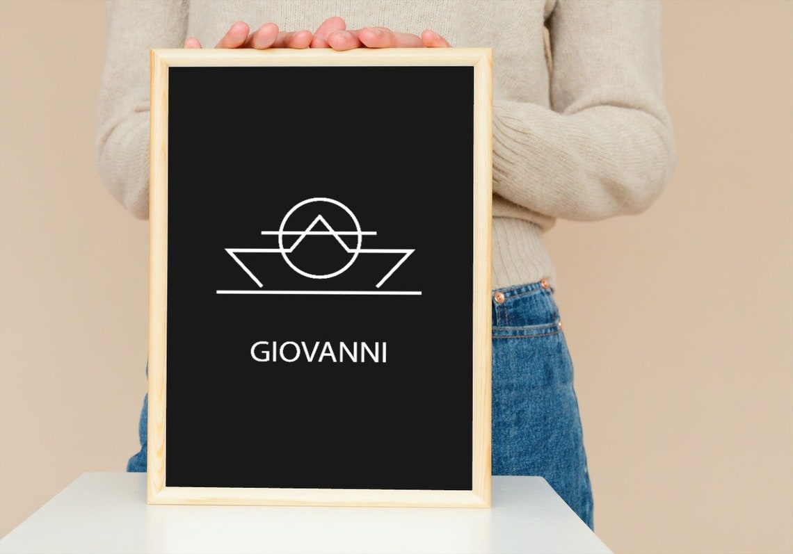 Name Monogram Symbol Personalized Logo With Your Name | Etsy