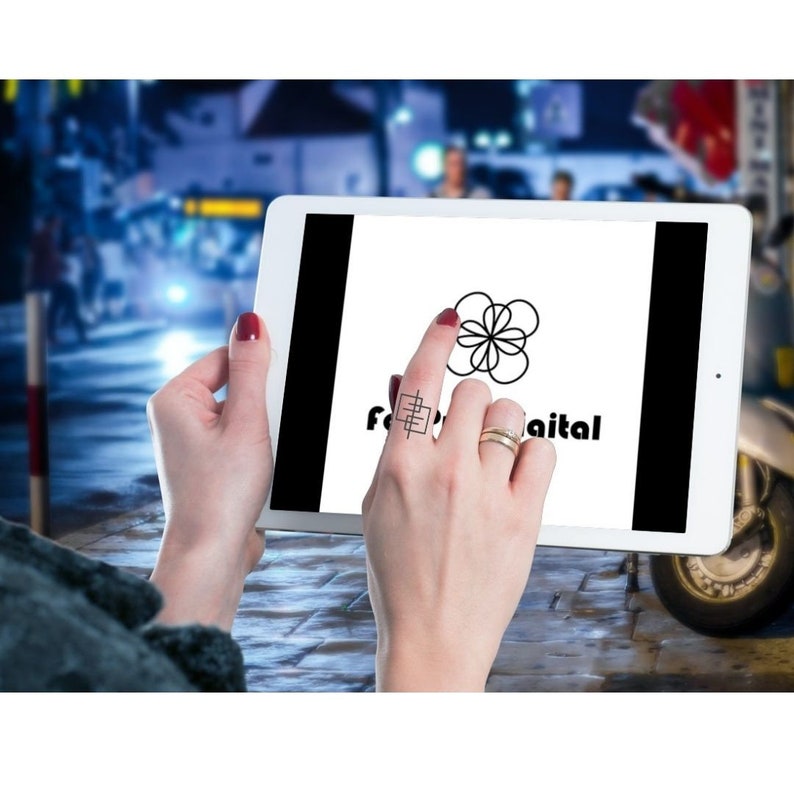 Custom Name Tattoo Design / Small Letter Symbol / Minimal Logo - Etsy