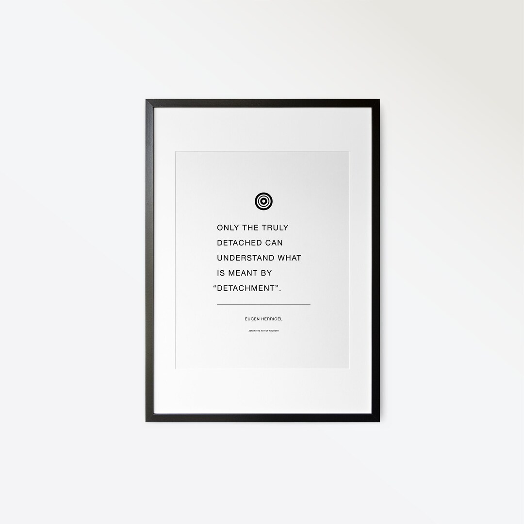 Zen and the Art of Archery Quote Digital Download | Minimalist Home ...