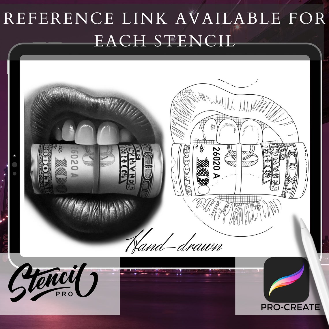 Gangster Brushes Procreate Brush Set Gangster Tattoo Stamp - Etsy UK