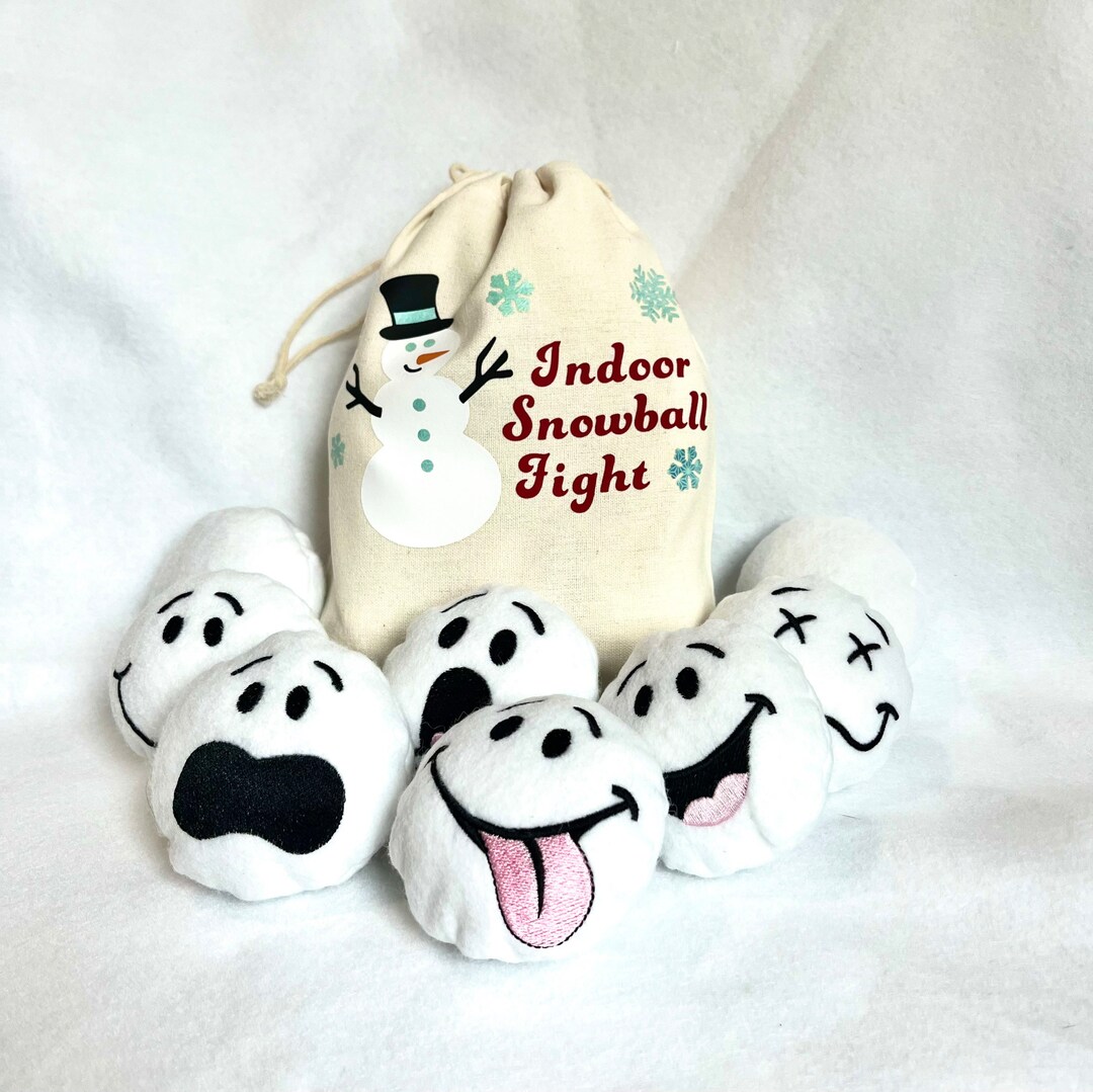 Indoor Snowball Fight Kit - Etsy