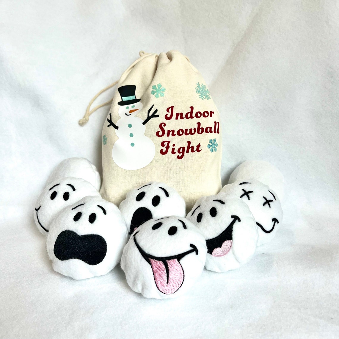 Indoor Snowball Fight Kit - Etsy