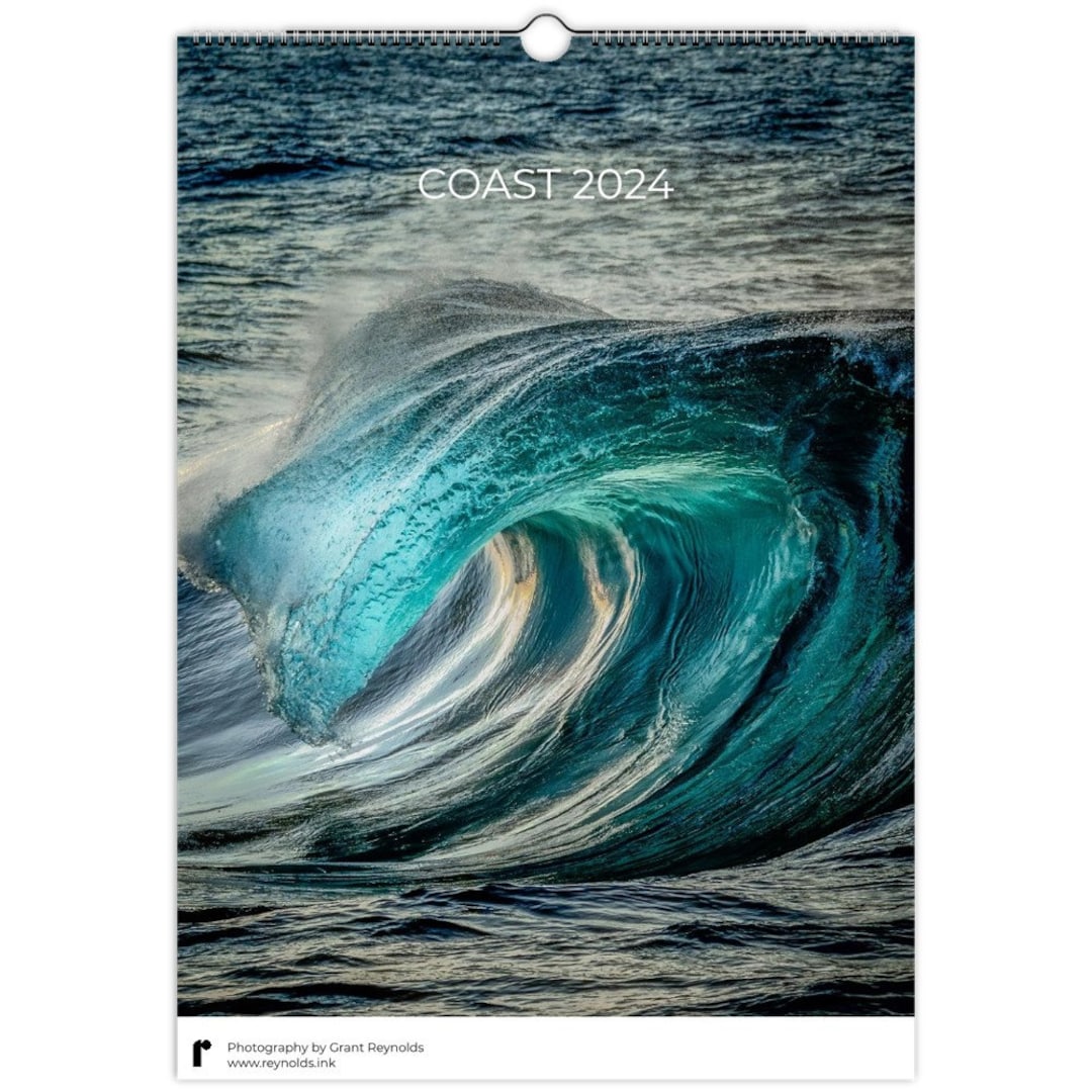 Coast & Ocean 2024 Wall Calendar Orginal Photography Iconic Coastal ...