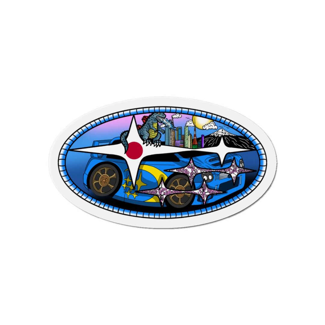 JDM Subaru Godzilla Die-cut Magnets - Etsy